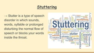Speech disorders | PPTX