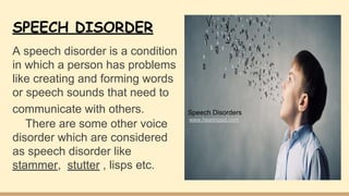 Speech disorders | PPT