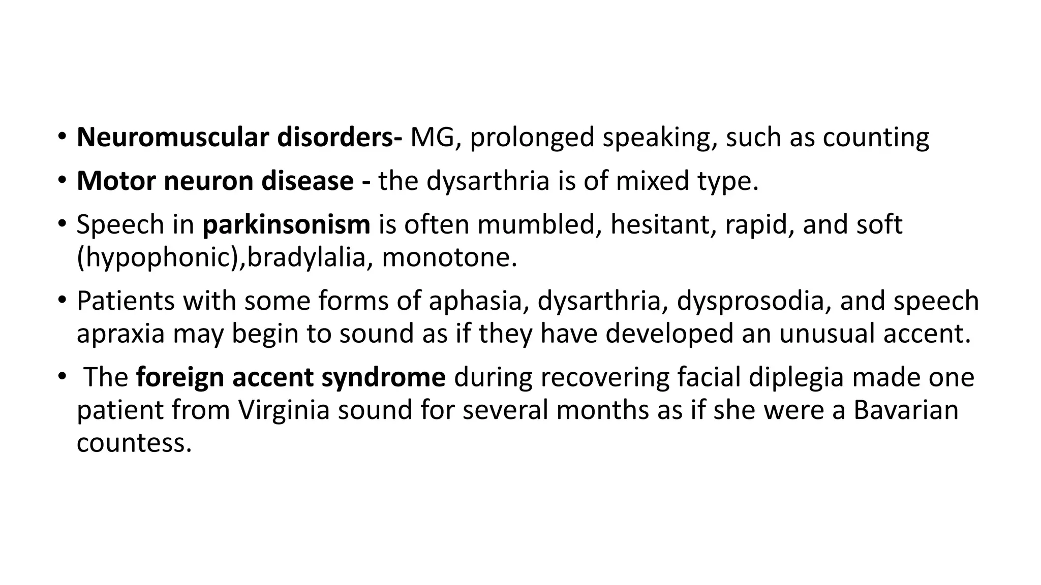 Speech disorders | PPTX