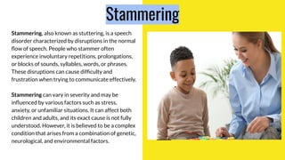 What Causes Speech Disorders? | PDF