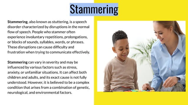 What Causes Speech Disorders? | PPT