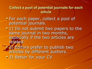 Speech e how to understand jornal and submission guidelines 1.5 hours ...