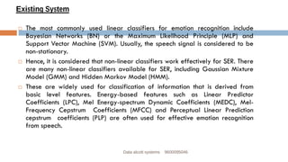 Speech emotion recognition from audio converted | PPT
