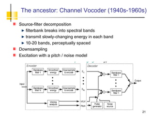 Speech encoding techniques | PPT