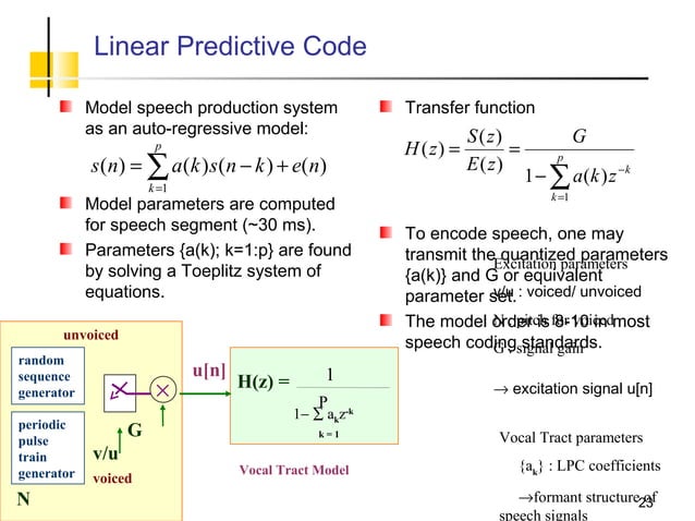 Speech encoding techniques | PPT | Digital Audio | Computer Software ...