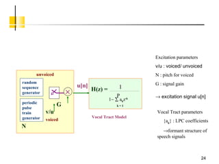 Speech encoding techniques | PPT