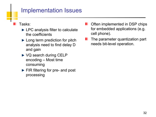 Speech encoding techniques | PPT | Digital Audio | Computer Software ...