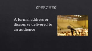 Speeches, Pronunciation and Conversation | PPTX | Online Education ...