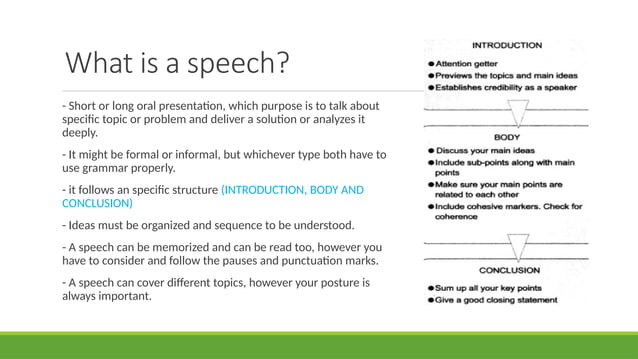 SPEECH, PARAGRAPH easy English prepararme.pptx