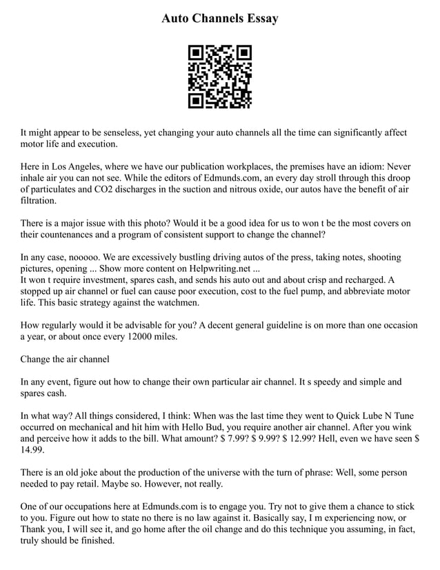 Speech Essay PT3 Best Example For | PDF