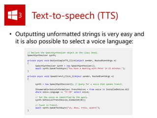 Speech for Windows Phone 8 | PDF | Digital Audio | Computer Software and Applications