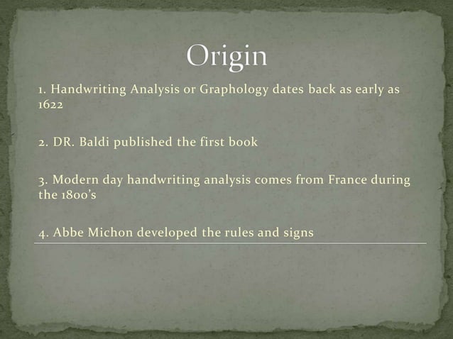 Speech handwriting | PPT