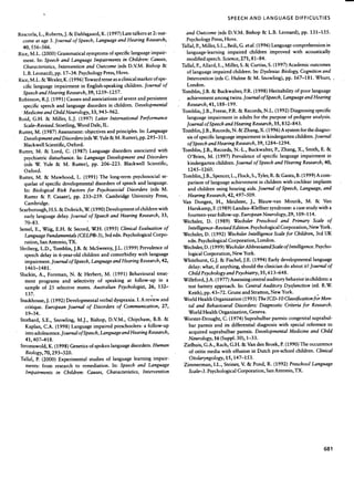 Speech and language difficulties (2002) | PDF | Ear, Nose and Throat ...