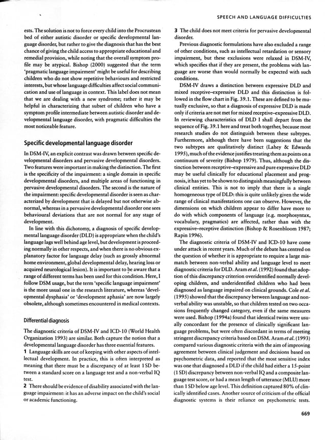 Speech and language difficulties (2002) | PDF | Ear, Nose and Throat Conditions | Diseases and ...