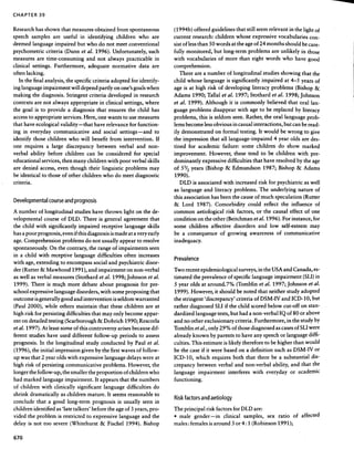 Speech and language difficulties (2002) | PDF | Ear, Nose and Throat Conditions | Diseases and ...