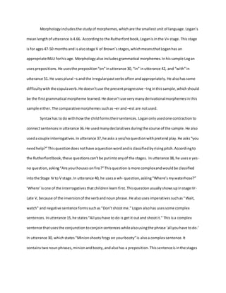 Speech language analysis | DOCX