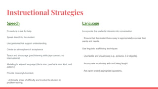 Speech and Language Impairments | PDF