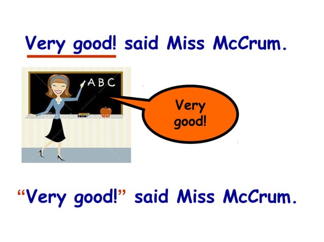 Using Speech marks | PPT