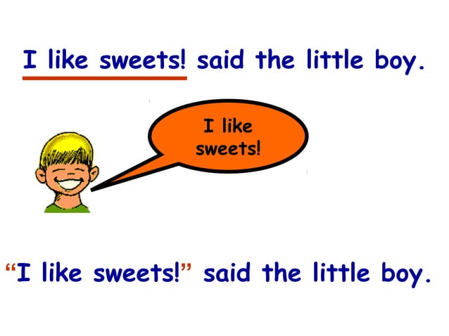 Using Speech marks | PPT