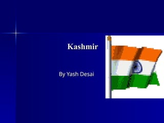 Speech on Kashmir conflict background.ppt