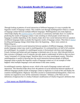 Speech On Multilingualism | PDF