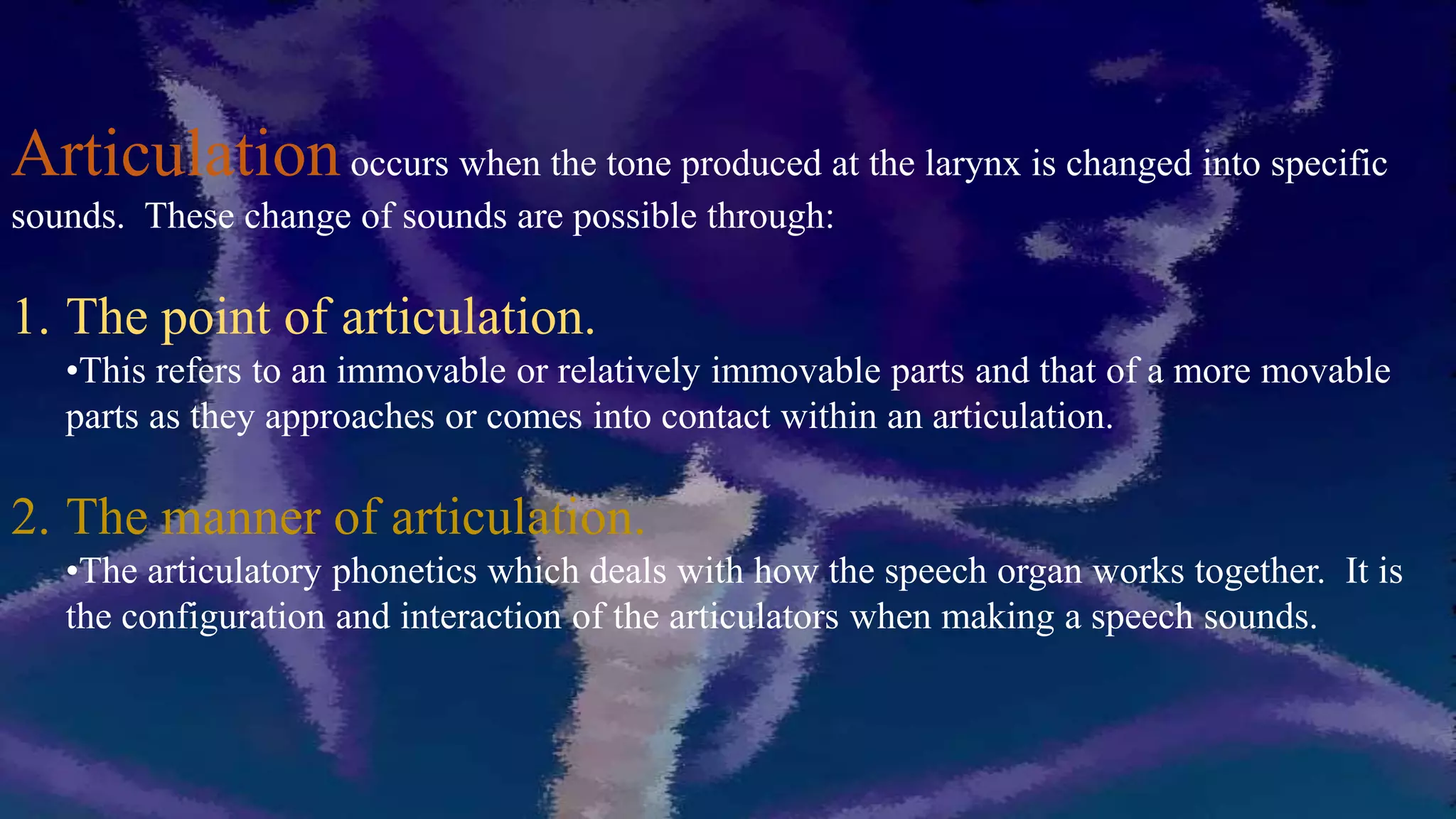 Speech Mechanism | PPTX