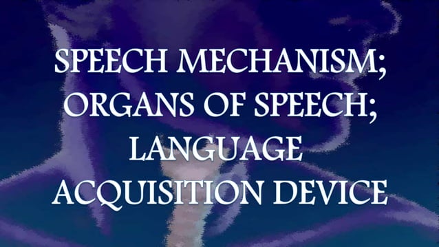 Speech Mechanism | PPTX | Ear, Nose and Throat Conditions | Diseases ...