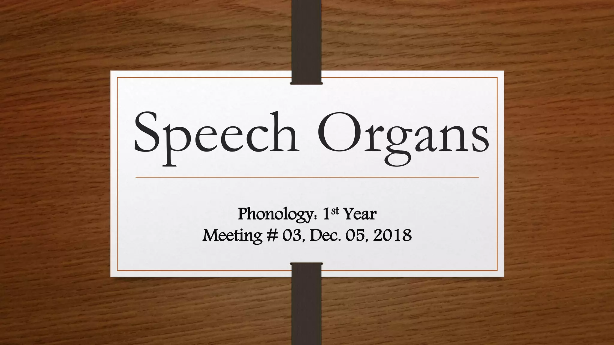 Speech organs meeting # 03 | PPSX