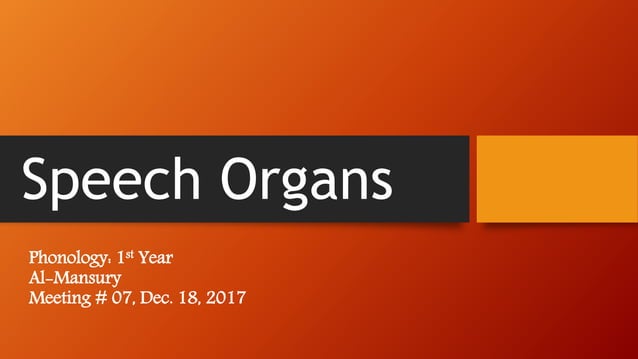 Speech organs part2 | PPT