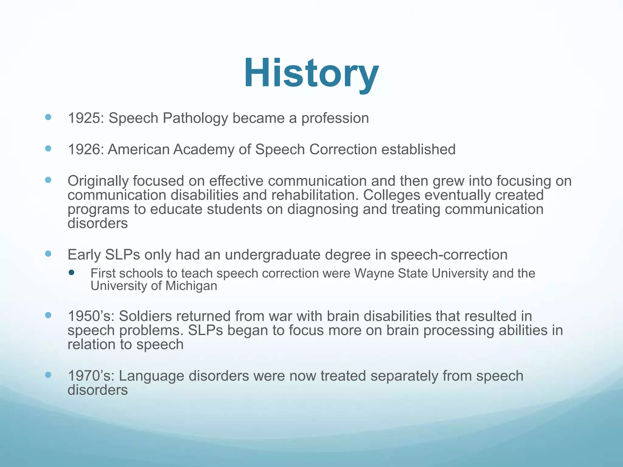 Speech Language Pathologist | PPTX