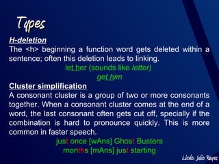 Speech phenomena | PPT