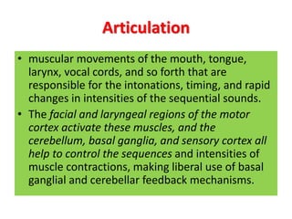 Physiology of Language and Speech | PPTX