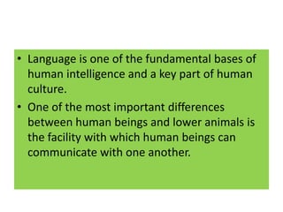 Physiology of Language and Speech | PPTX