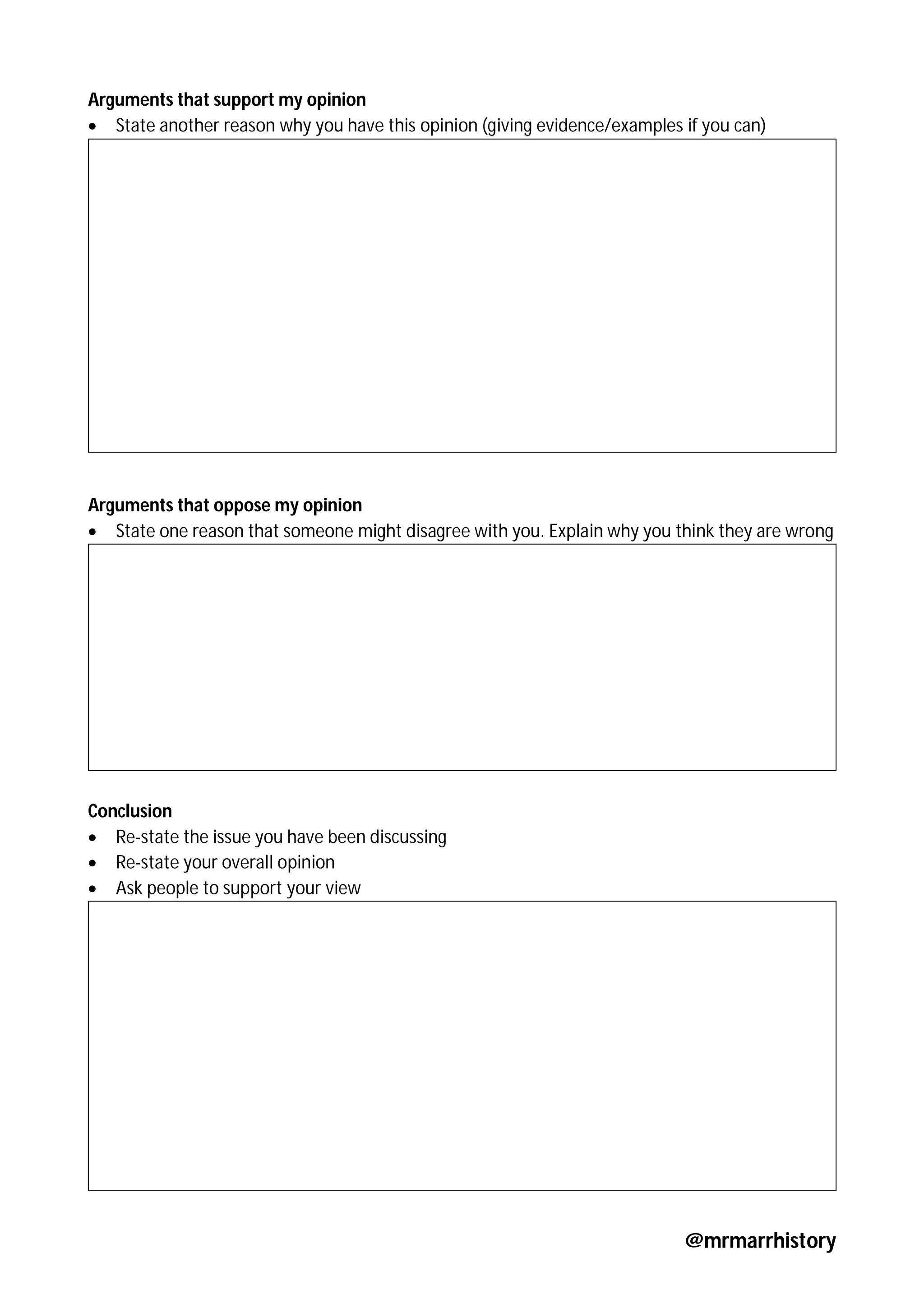 Speech planning sheet | PDF