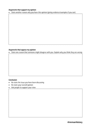 Speech planning sheet | PDF