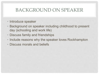 Speech powerpoint blog 8 | PPT