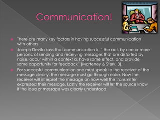 Communicating with Others | PPTX