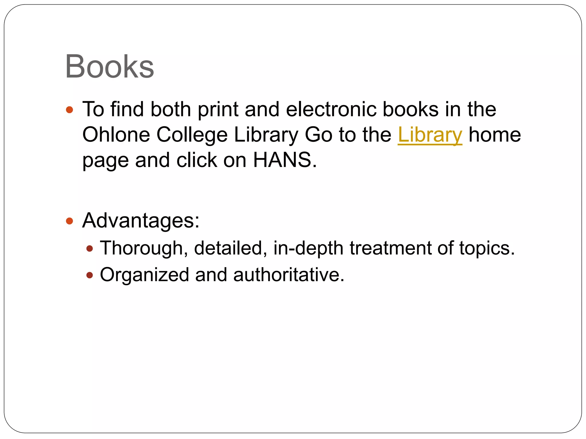 Finding Information at the Ohlone College Library | PDF | College ...