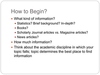 Finding Information at the Ohlone College Library | PDF | College ...