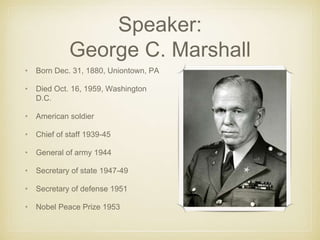 Speech Presentation | PPTX