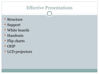 Speech & Presentations | PPT