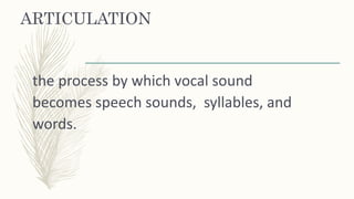 Speech process | PPTX | Lung and Respiratory Health | Diseases and ...