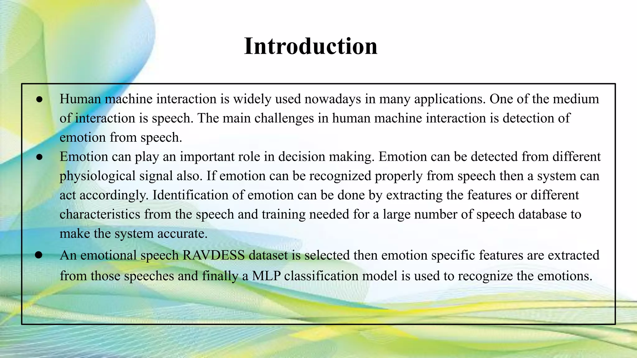 Speech emotion recognition | PDF
