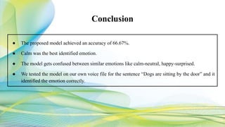 Speech emotion recognition | PDF