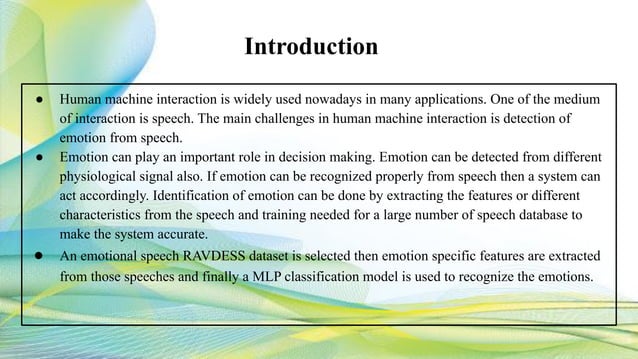 Speech emotion recognition | PDF