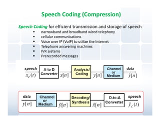Speech processing | PDF