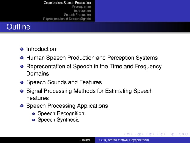 Speech processinglecworkshop | PDF