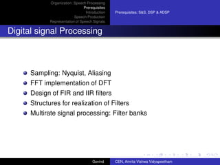 Speech processinglecworkshop | PDF