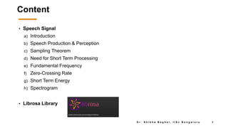 SpeechProcessing_using_Librosa__1___1_.pptx | Digital Audio | Computer ...