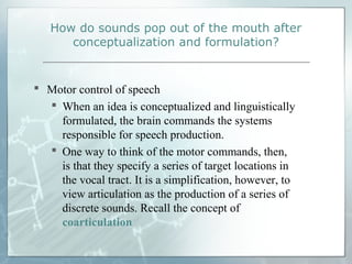 Speech production | PPT
